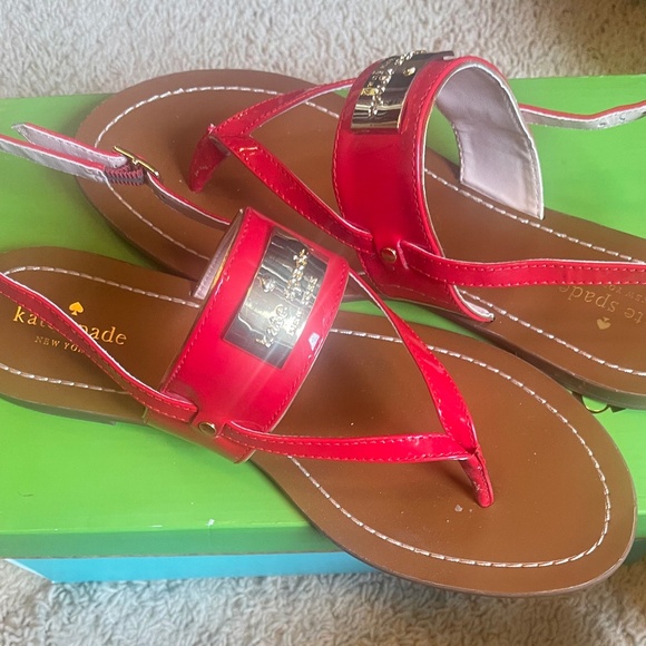 kate spade | Shoes | Kate Spade New York Cassandra Thong Flat Sandals ...